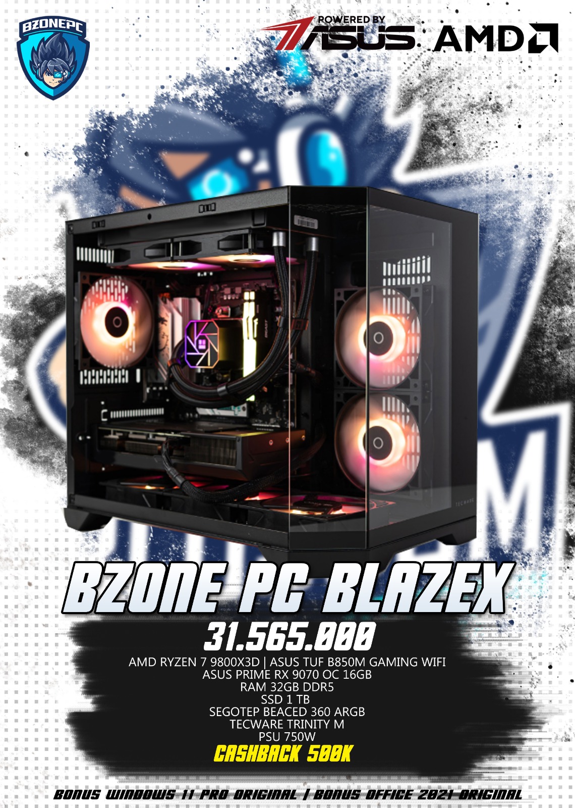 BZONE PC BLAZEX - Blossom Toko Komputer - Malang